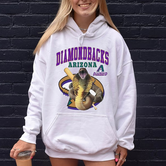 TeriH | Shirts | Vintage Diamondbacks Hoodie Arizona Baseball Hoodie ...